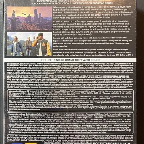 Video Games & Consoles | Gta V Seven Disc Set For Pc Redeem Money ...